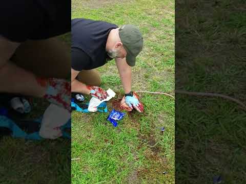 The Basic Tactical Medical Instructor Training Program-(TacMed Instructor) Wound Packing"Blood Lab"