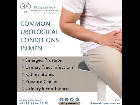 5 Most Common Urological Conditions in Men | Dr Shyam Varma #shorts