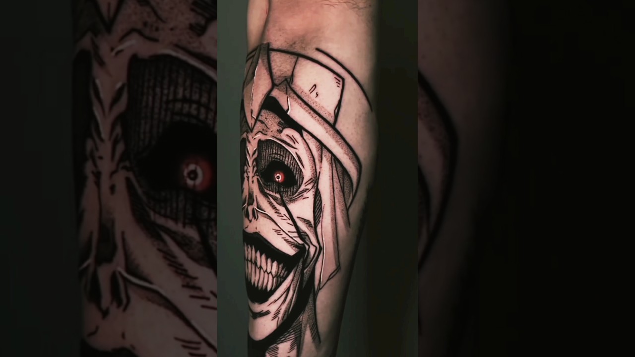 [SOLO LEVELING SMILE] Arm Tattoo Design || Trigger Tattoo || #tattoo #anime #sololeveling #shorts