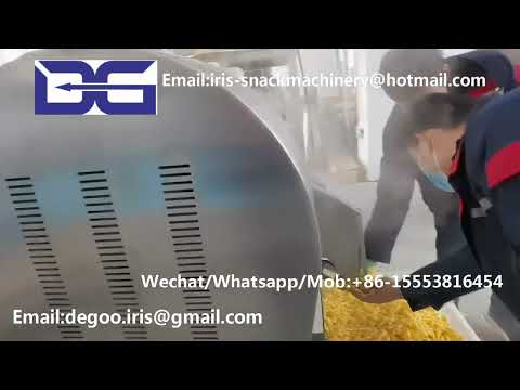 Jinan DG Kurkure corn grits cheetos snack extruder machinery/Nik nak puffed extrusion machinery
