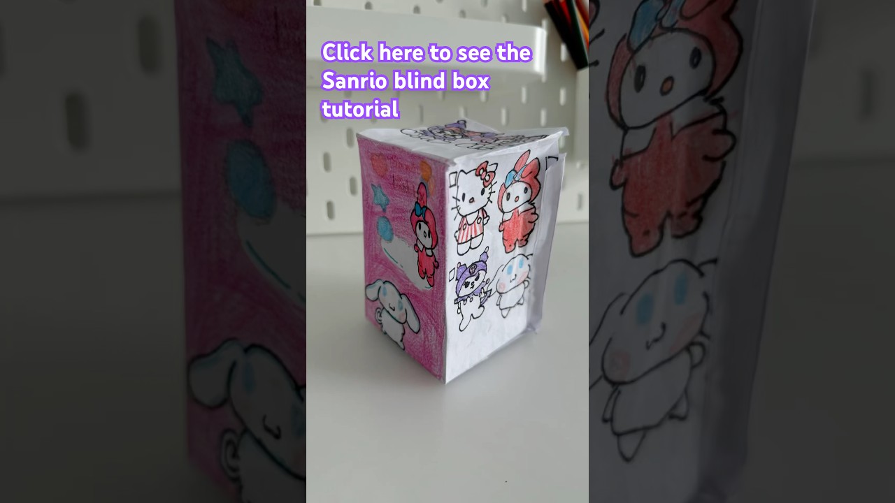 Let’s make a Sanrio squishy blind box!!! #diy #sanrio #blindbox #tutorial #papercraft