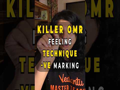 Best Technique To Fill OMR | NEET 2023 #vedantubiotonic #shortsfeed