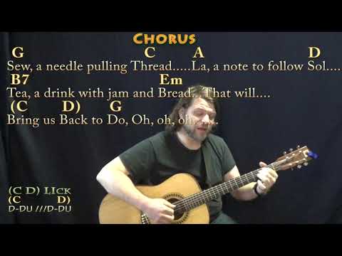 Do Re Mi (The Sound of Music) Fingerstyle Guitar Cover Lesson in G Major with Chords/Lyrics