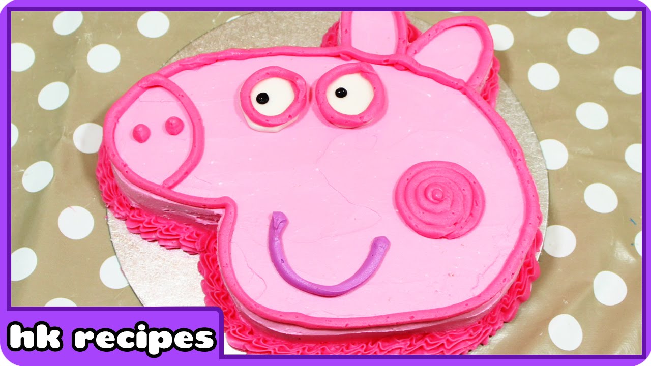 Peppa Pig Birthday Cake | DIY Quick and Easy Cake Recipes