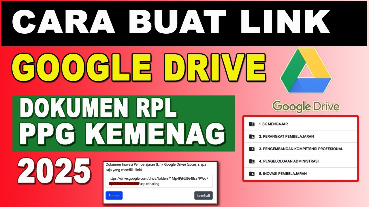 HOW TO CREATE A GOOGLE DRIVE LINK FOR THE 2025 PPG RPL DOCUMENT