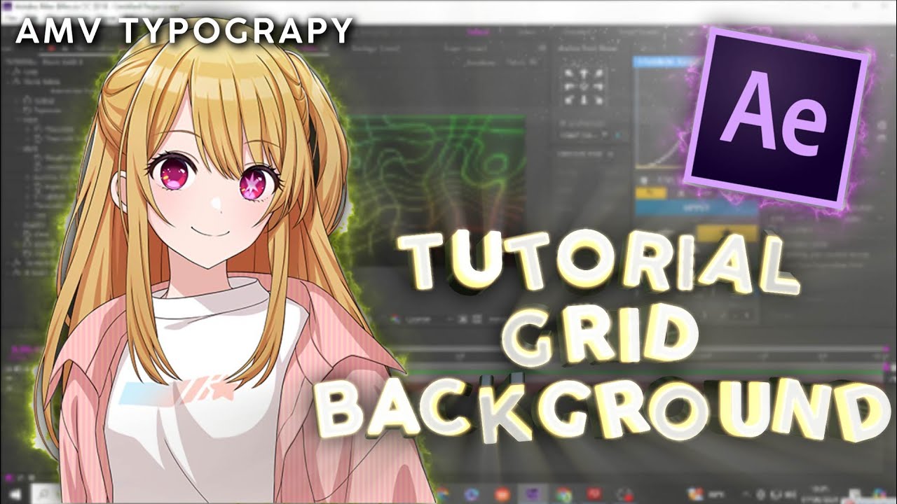 Grid Background - AMV Tutorial After Effect
