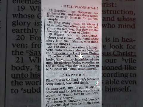Change Our Vile Body? 😮 Philippians 3 : 20-21 ✨ In The Bible 📖💫