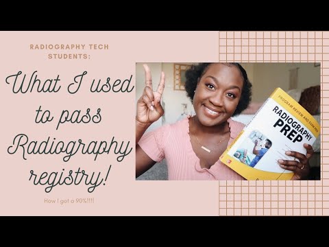 What I used to pass Radiography Registry | ARRT registry for Rad techs