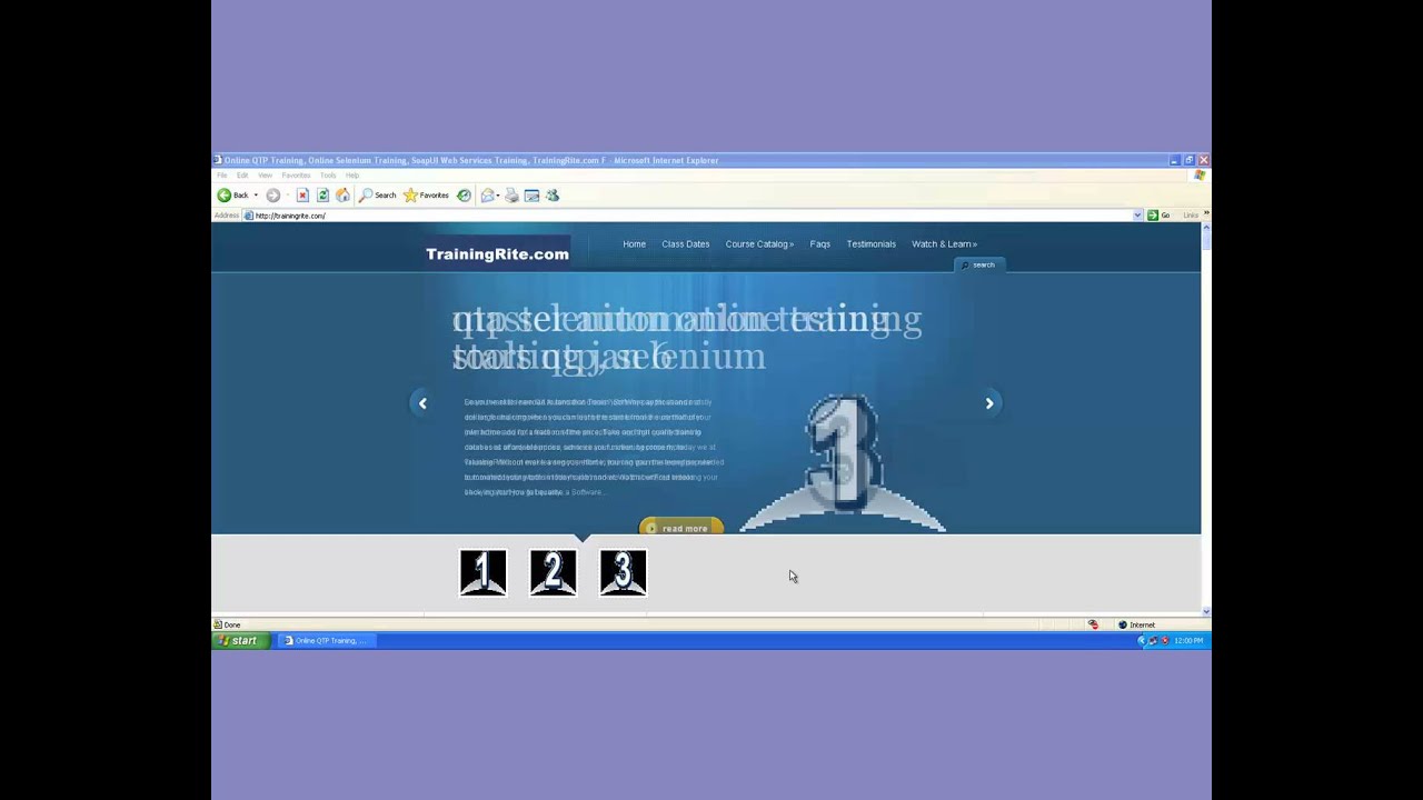 LoadRunner Video Tutorials - Getting Started Performance Testing Tutorial from TrainingRite.com