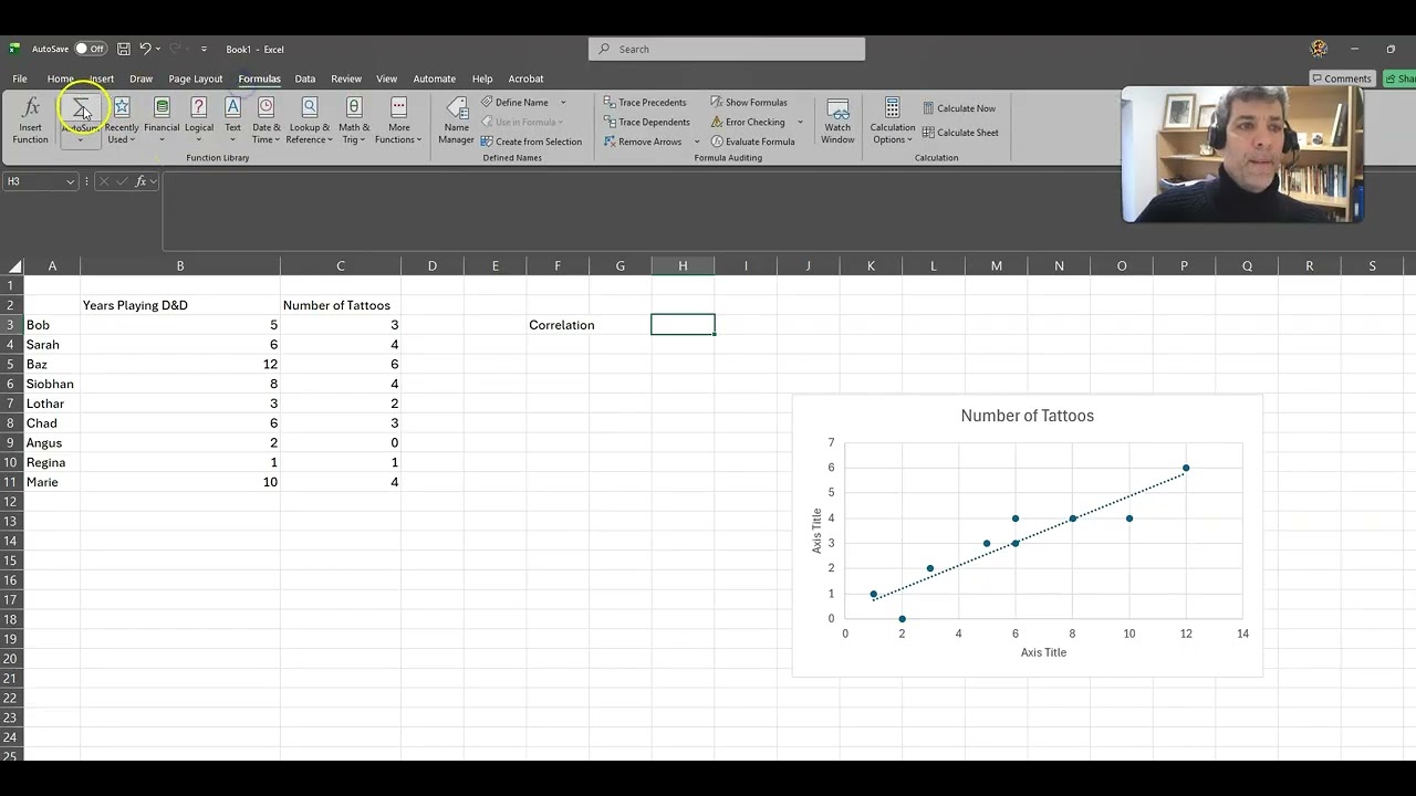 Simple Scatter Plot and Correlation Tutorial