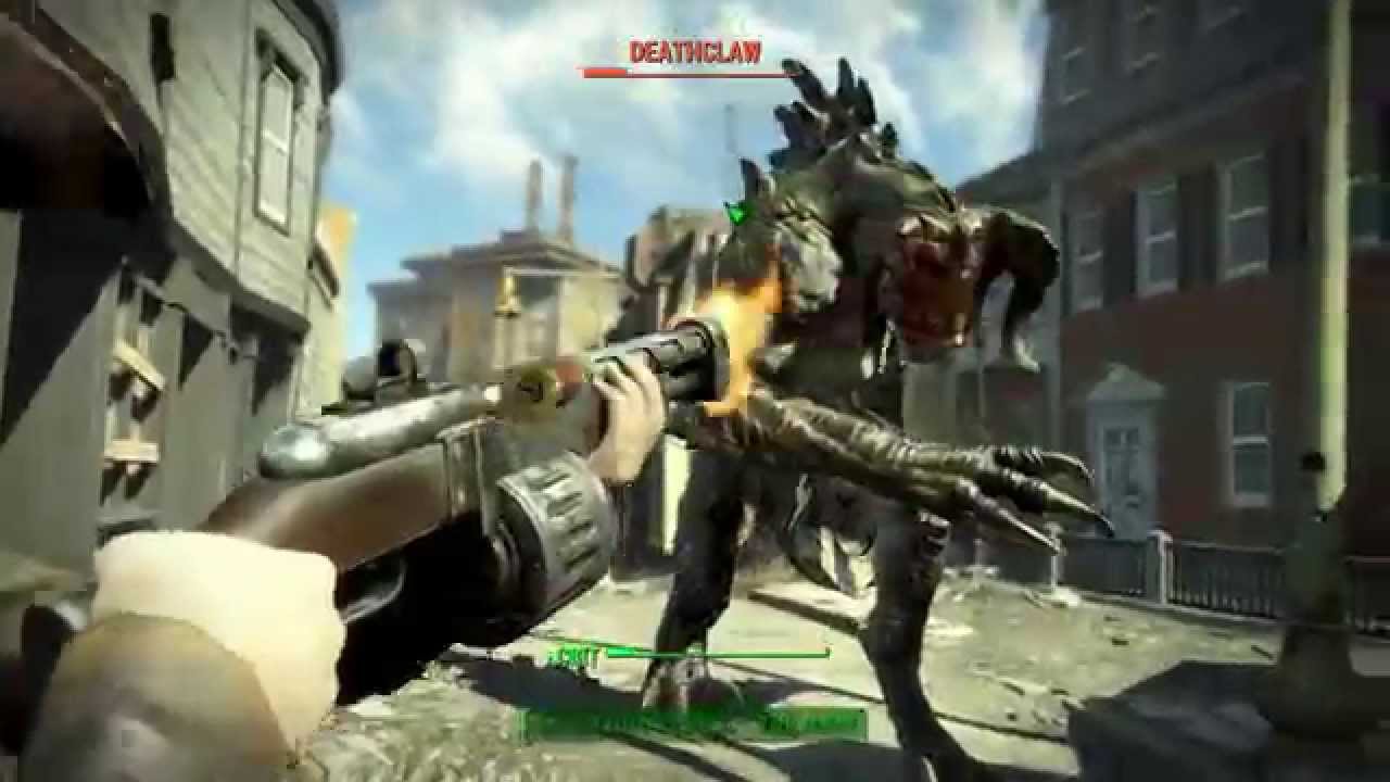 Fallout 4 Suprise Deathclaw Attack