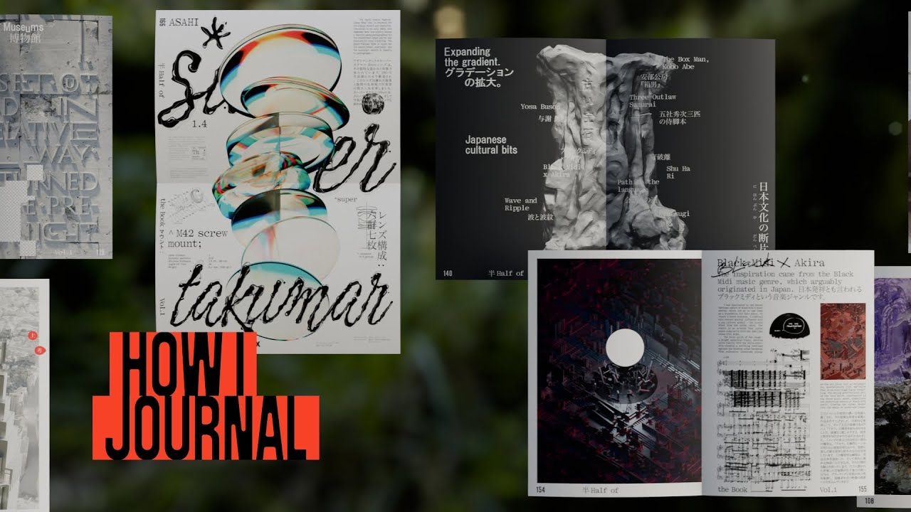 How I Journal as a Designer, in Japan