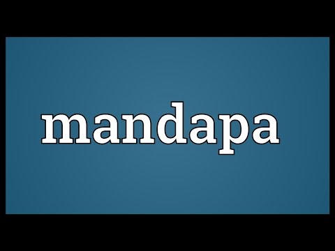 Mandapa Meaning