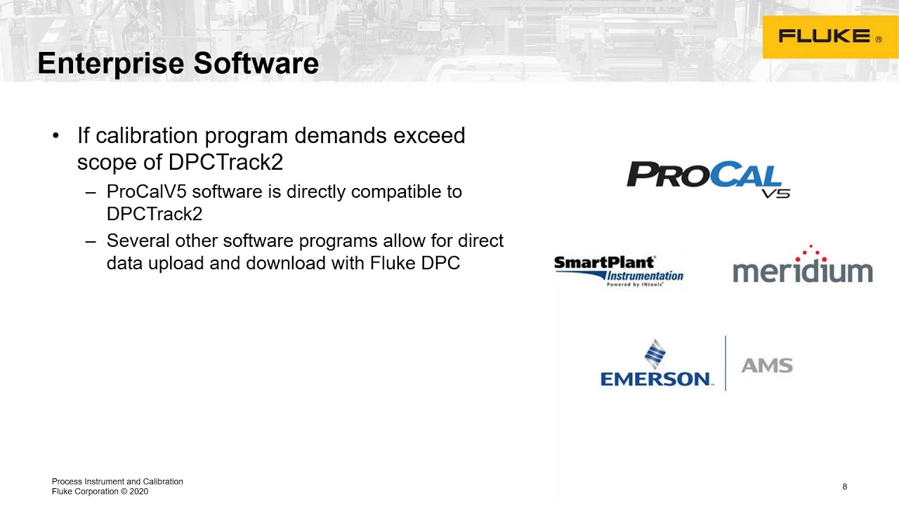 Managing Calibrations with Fluke DPCTrack2 and Documenting Process Calibrators