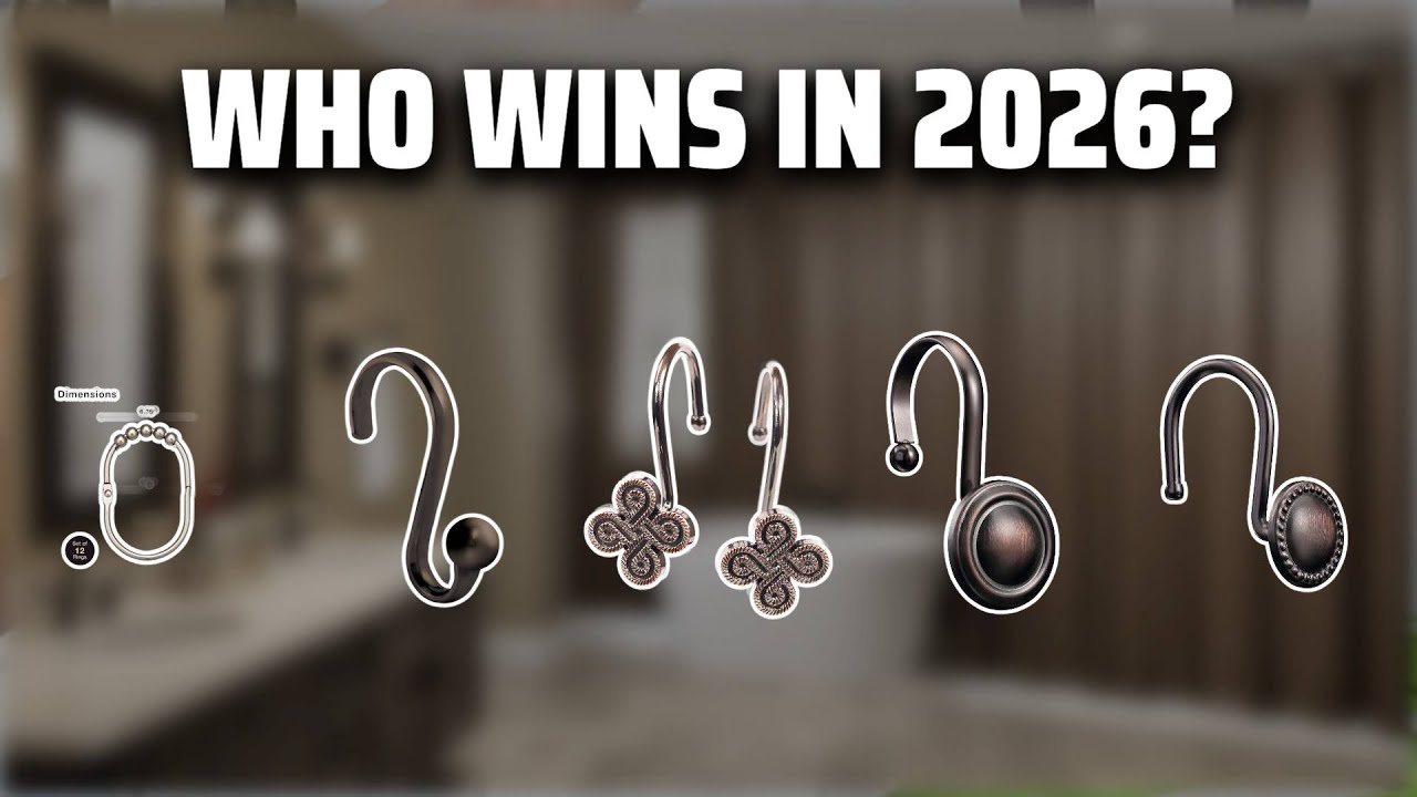 The Top 5 Best Shower Hooks in 2026 - Must Watch Before Buying!