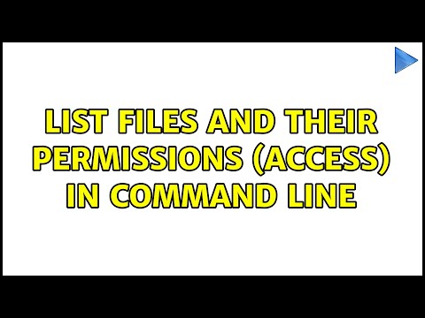 Windows: List files and their permissions (access) in command line (4 Solutions!!)