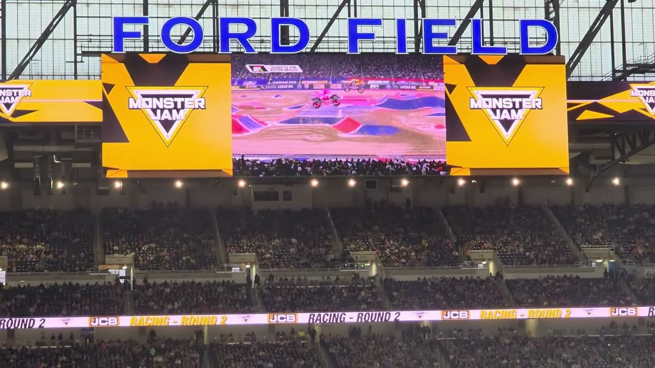 Monster Jam Ford Field 2026 Full Show Saturday 