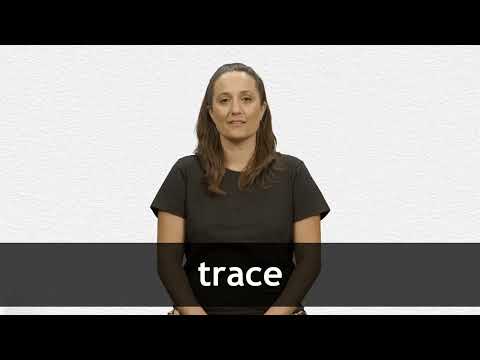 English Translation of “TRACE” | Collins French-English Dictionary
