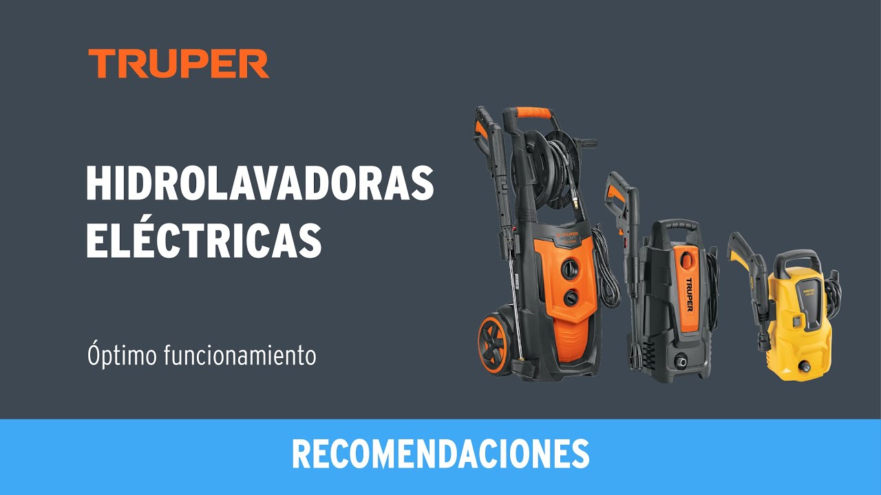 Hidrolavadora eléctrica compacta 1600 PSI, TRUPER, Truper, 102795