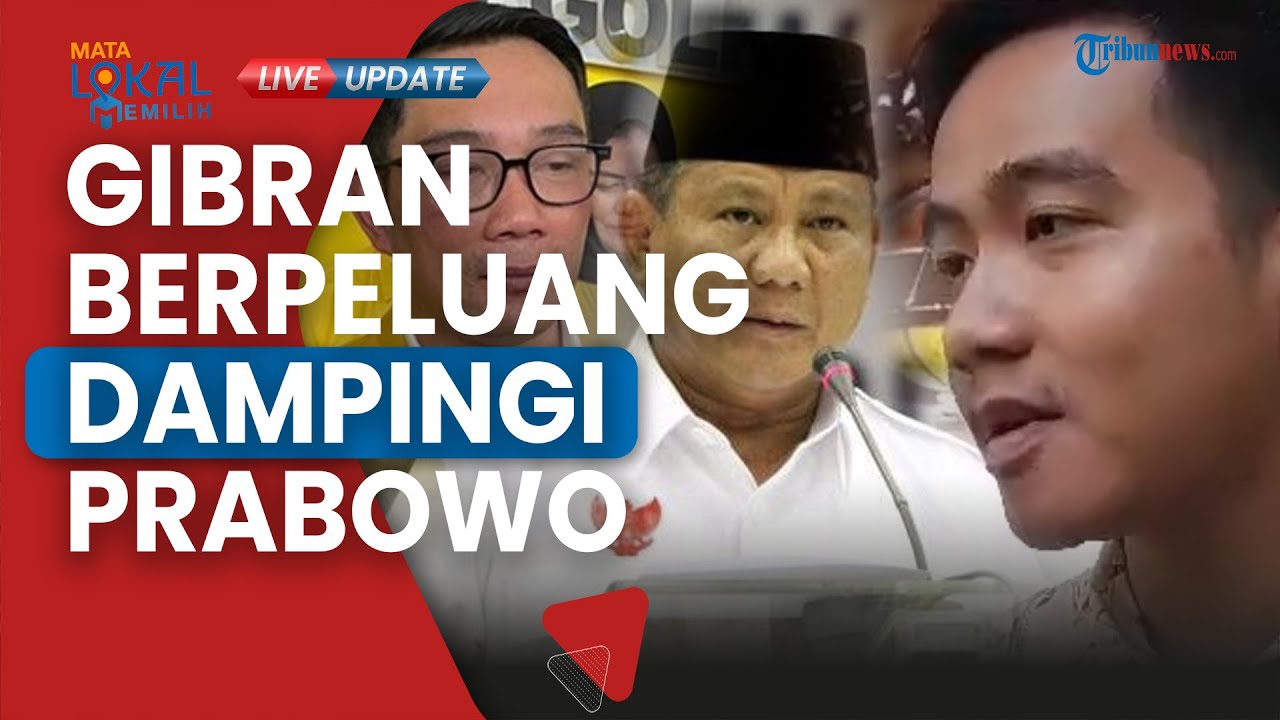 Gibran Rakabuming Dirayu Gerindra Jadi Cawapres Prabowo? Golkar: Ridwan Kamil Menunggu Pinangan ...