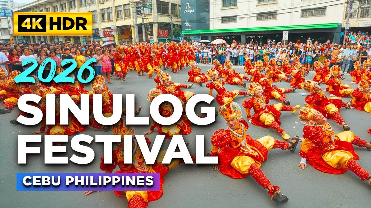 SINULOG 2026 Cebu Philippines | The BIGGEST FESTIVAL in the Country | Full Parade and Fireworks