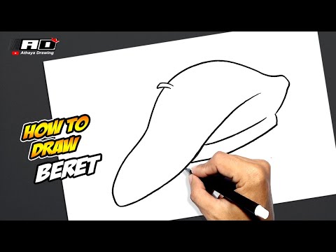 How to draw A Beret Step by Step – I'm Youtuber – Follow my videos to ...