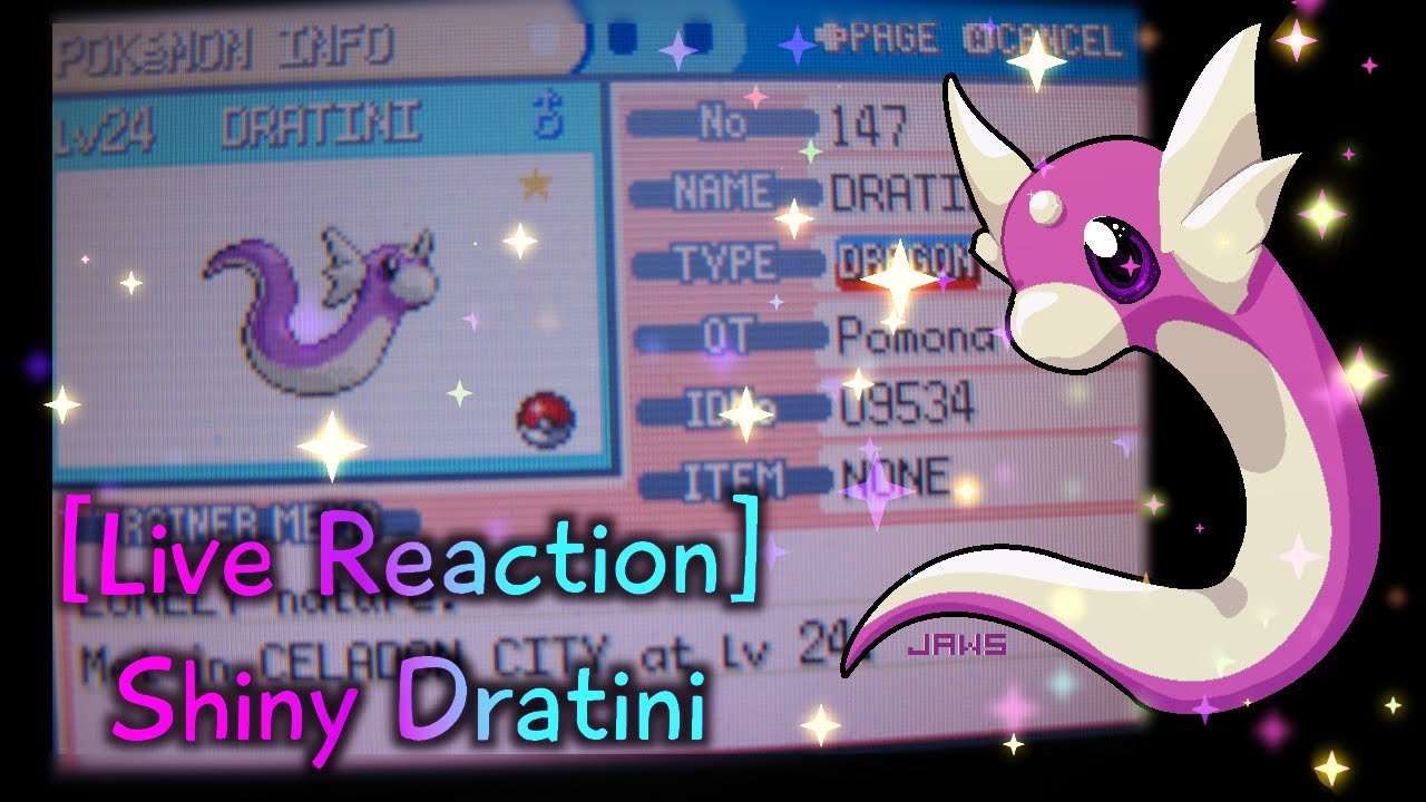 Shiny Dratini Game Corner [LeafGreen] [Live Reaction]