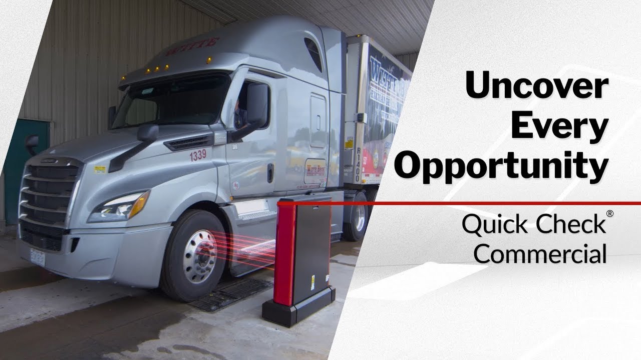 Uncover All Heavy-Duty Alignment and Tire Opportunities with Quick Check® Commercial