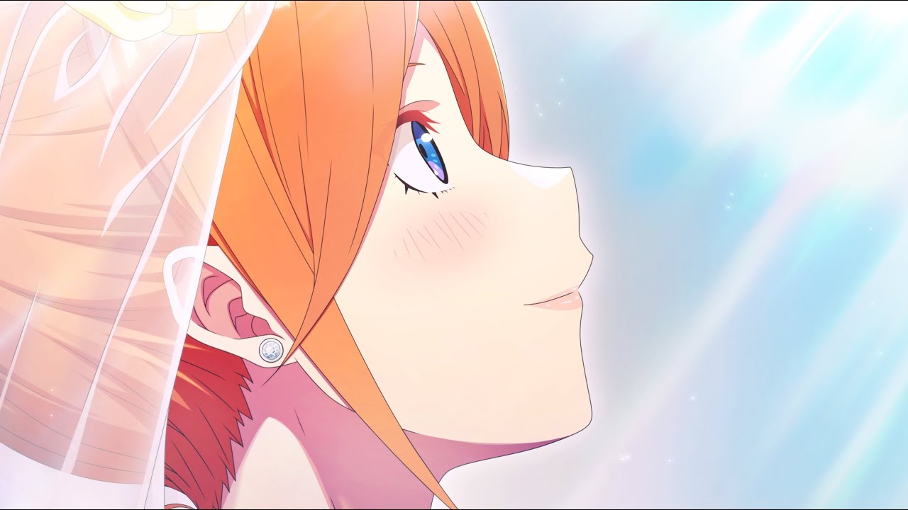 Yotsuba Nakano Wedding Scene From The Quintessential Quintuplets Five Memories Spent With You