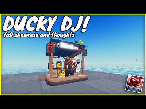 Ducky DJ Full Skin, OST showcase + My thoughts. - Tower Defense Simulator | ROBLOX