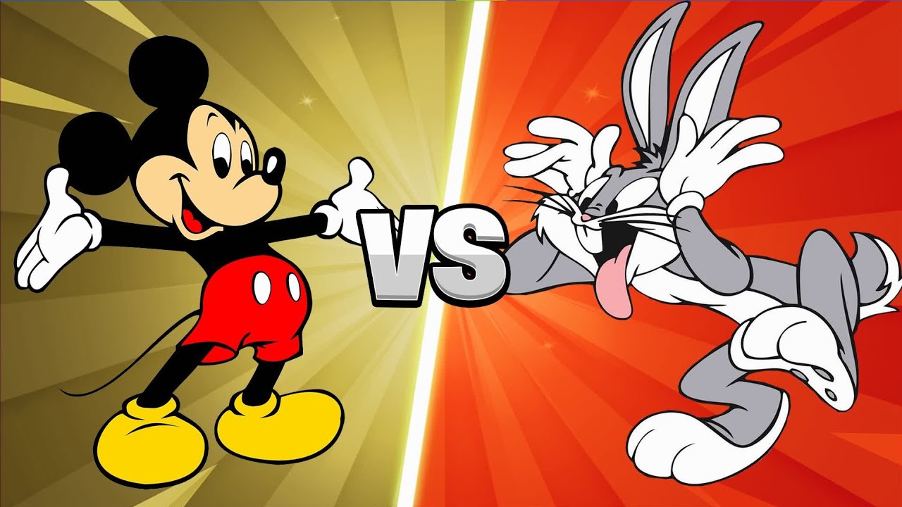 Mickey Mouse vs. Bugs Bunny | 3D Animation (Read Description)