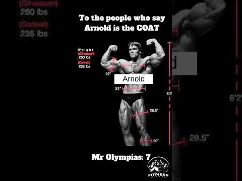 Arnold vs Ronnie. Height, chest length, thighs length