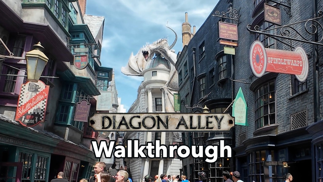 Diagon Alley Walkthrough | The Wizarding World of Harry Potter at Universal Studios Florida