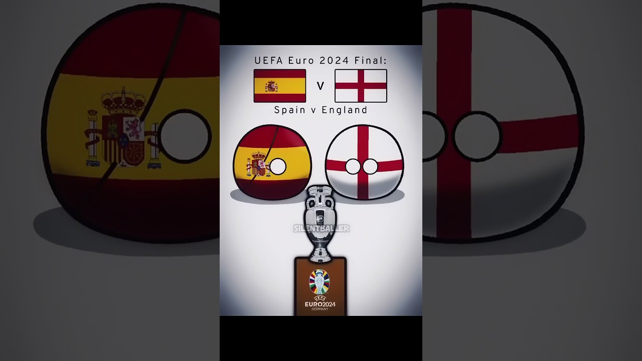 the euro 2024 final is set… 💀👀 | #countryballs #silentballer