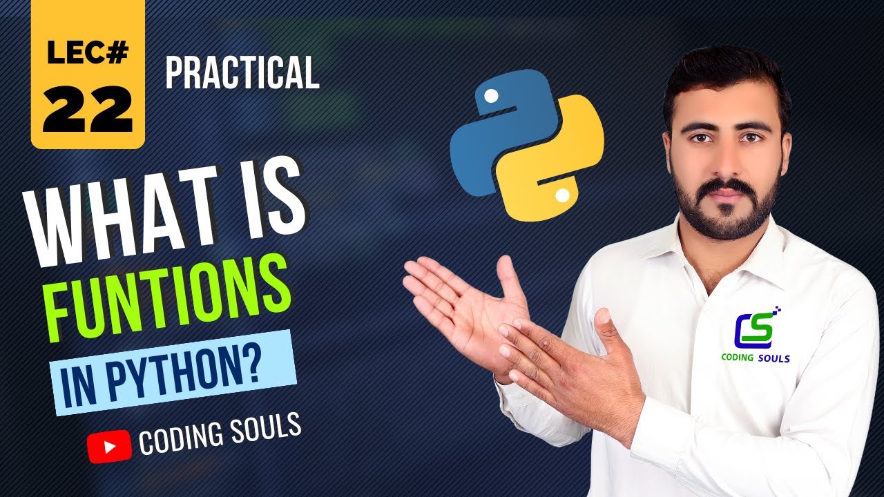 Function in Python | How Function works | Python for beginners | Lec 22