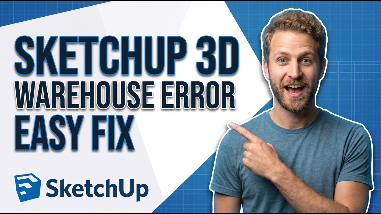 SketchUp 3D Warehouse Error (Easy Fix Guide)