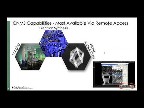 CNMS Industrial Seminar April 8, 2021