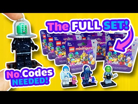 FULL SET Lego minifigures Series 26 SPACE | TOY UNBOXING #LEGO #Minifigures #legospace