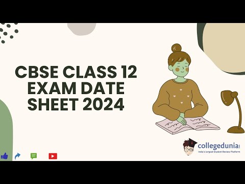 CBSE class 12th exam date Sheet 2024