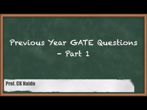 Previous Year GATE Questions Part 1 - Random Variables GATE Questions - GATE Communications ...
