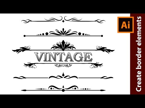 How to Design Vintage Border Elements in Adobe Illustrator