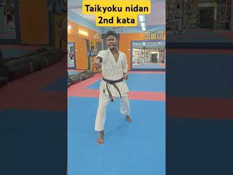 Taikyoku nidan 2nd kata !! Shotokankarate !! Karate katas #shorts #ytshorts#karate