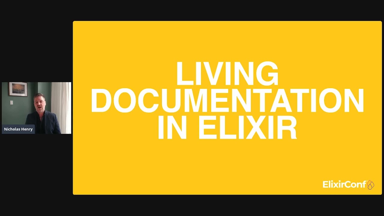 ElixirConf 2021 - Nicholas Henry - Preventing Brain Freeze: Onboarding with Living Documentation