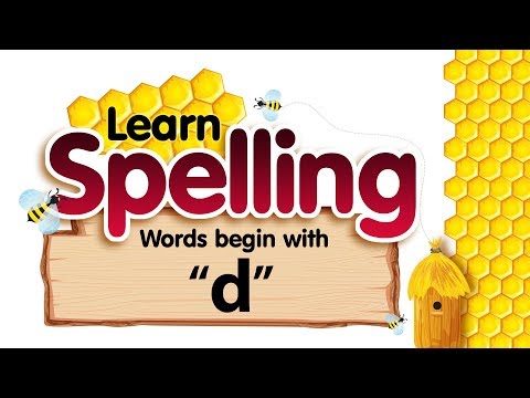 Learn Spelling Words begin with 'd' | Spell & Tell Words that begin with 'd' | Word Phonics