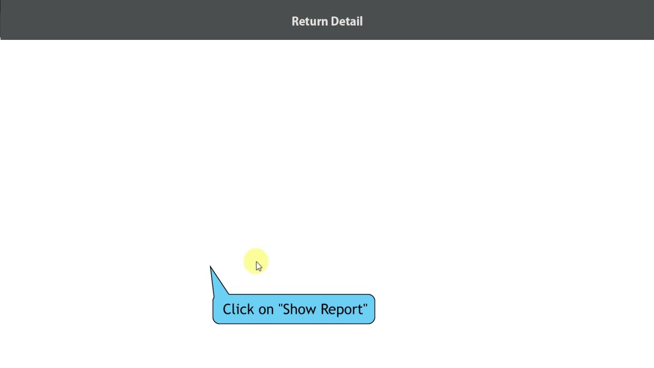 View Return Details Report