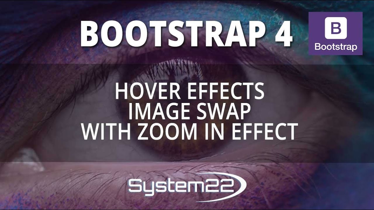 Bootstrap 4 Hover Effects Image Swap With Zoom In Effect 👍