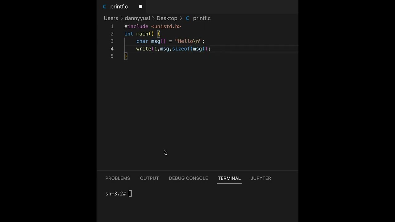 How to printf() without printf()