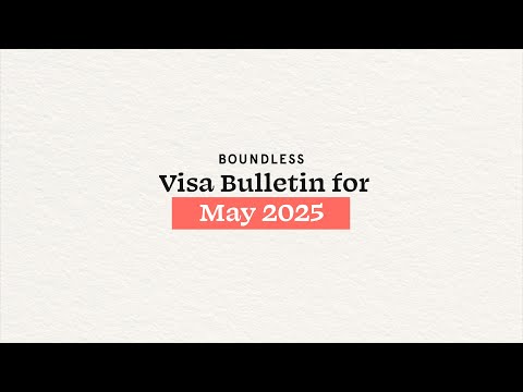 Visa Bulletin for May 2025