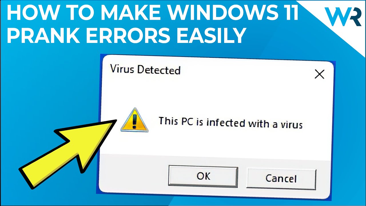 3 Ways to Prank your Friends Using Fake Windows 11 Errors