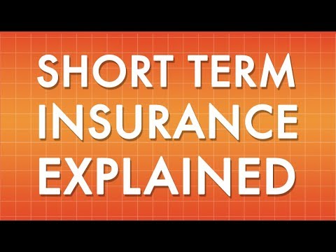 Short Term Insurance Explained